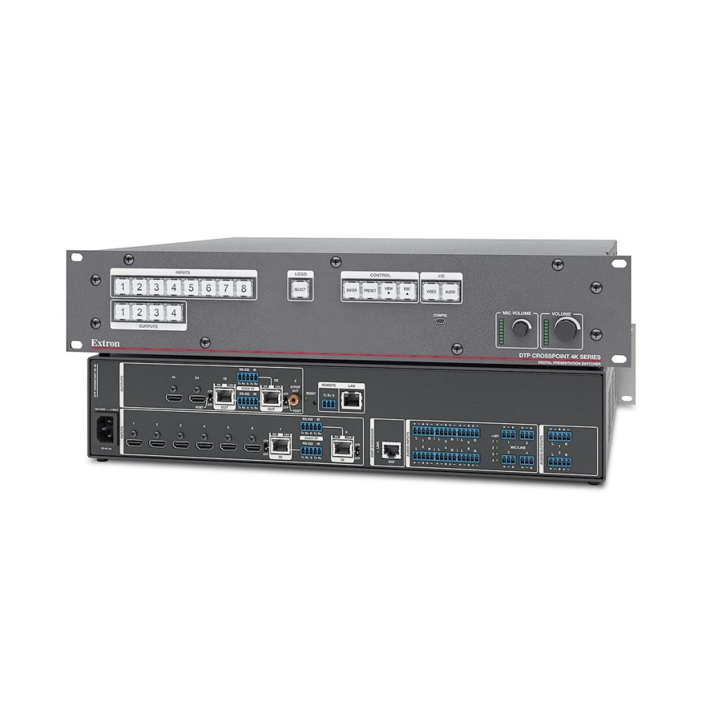 Ma trận chuyển mạch hình ảnh Extron DTP CrossPoint 82 4K - Hoàng Minh JSC