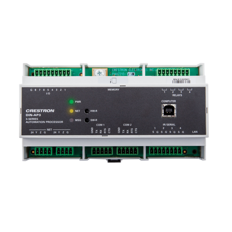 Bộ xử lý trung tâm thế hệ 3 Crestron Din-AP3 - Hoàng Minh JSC