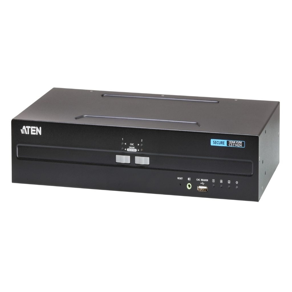 Switch Kvm Hiển Thị Kép Với 2 Cổng Usb Hdmi Aten Cs1142h Hoàng Minh Jsc