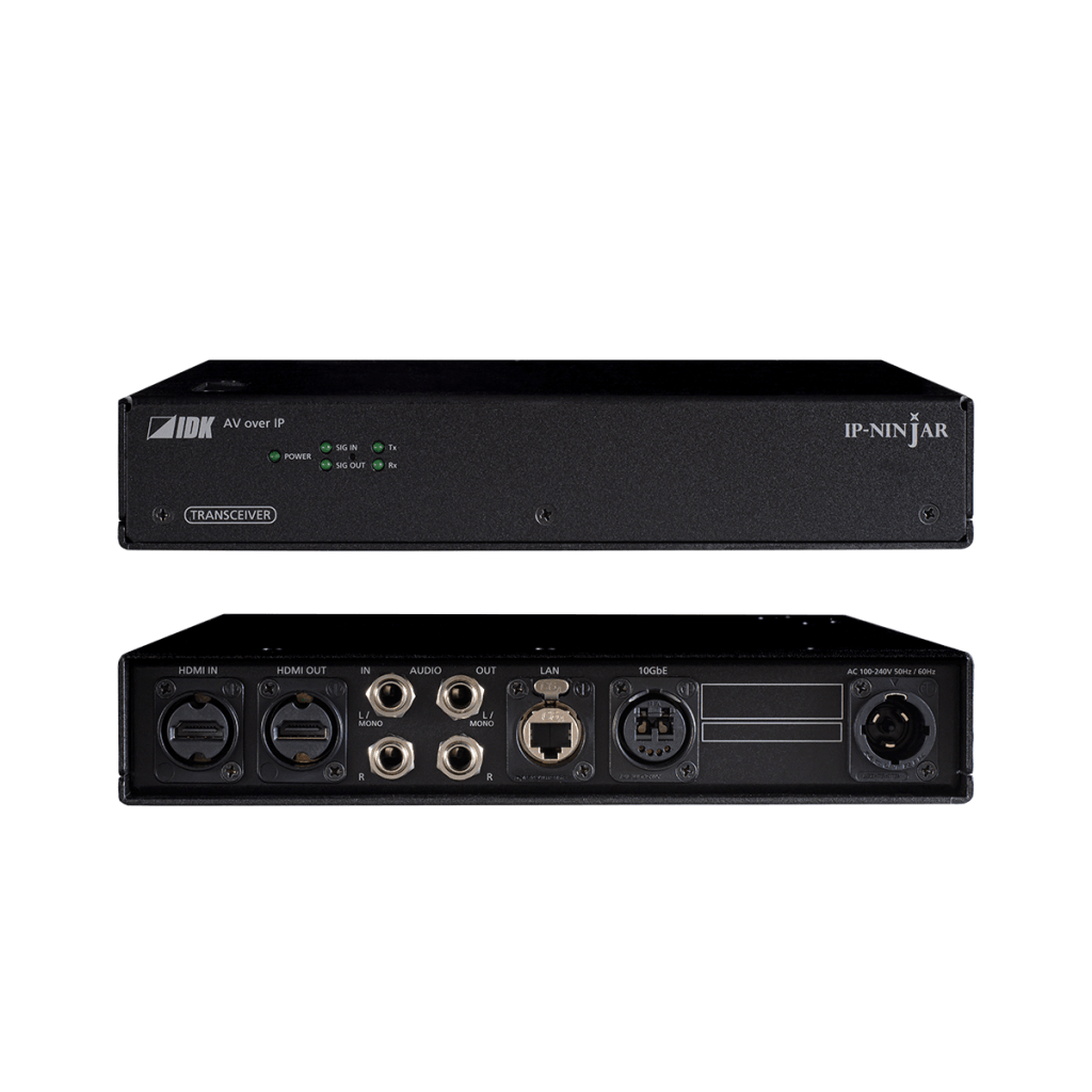 4K@60 HDMI Transceiver Rugged Chassis model for Singlemode Fiber IDK ...